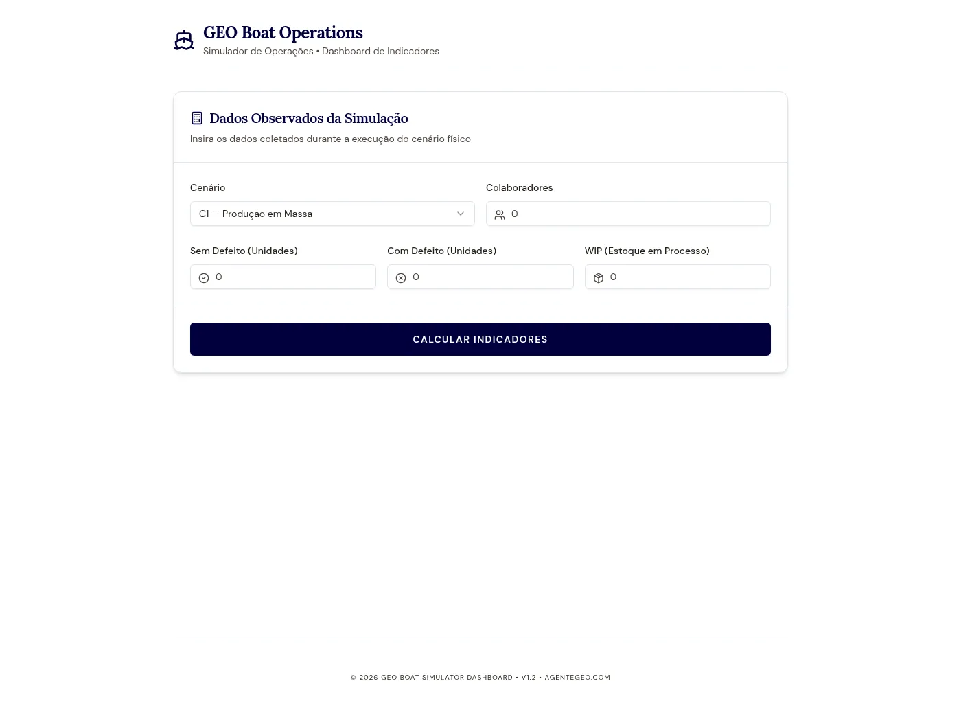 GEO Boat Ops Dashboard