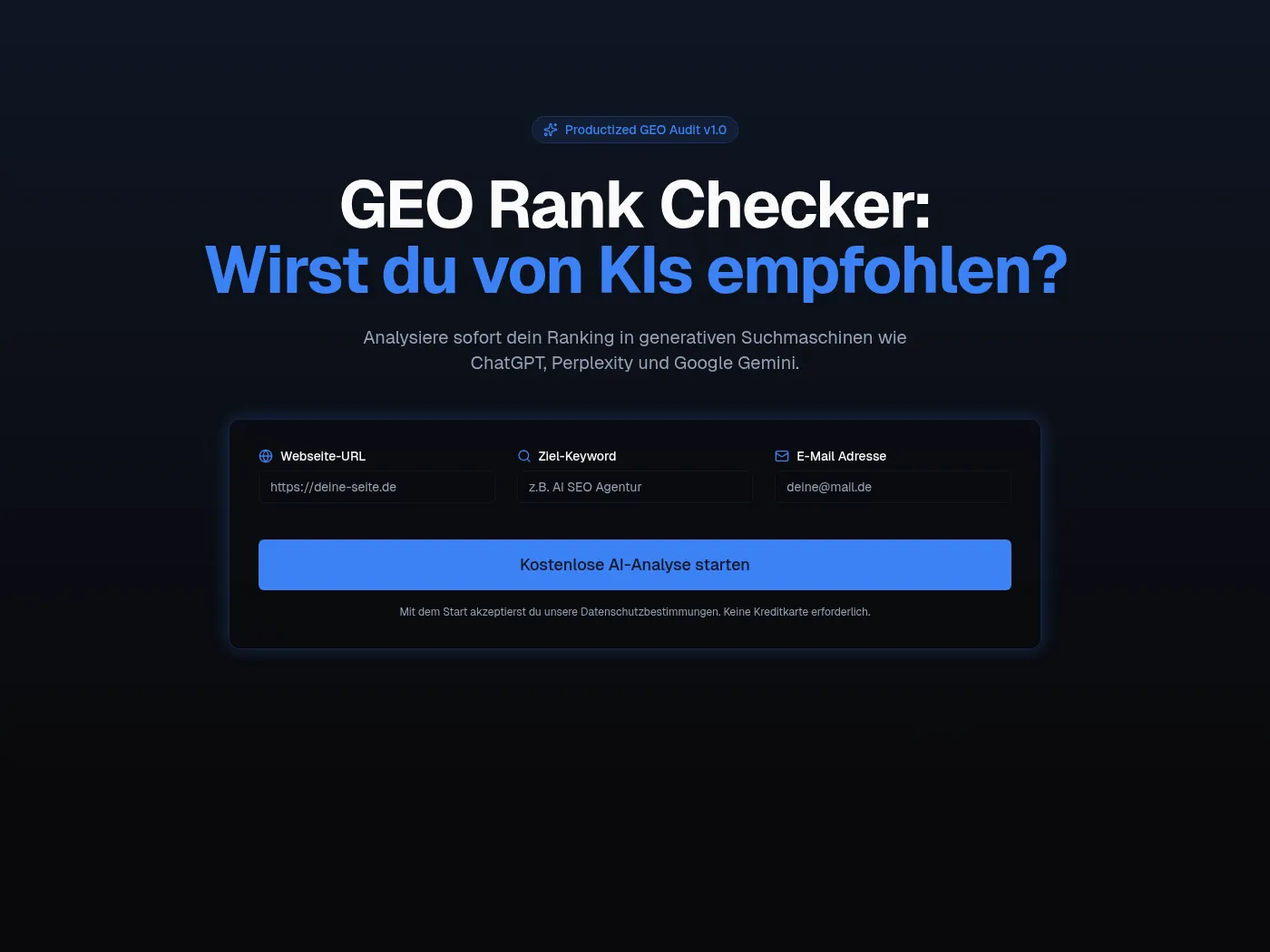 GEO Rank Checker