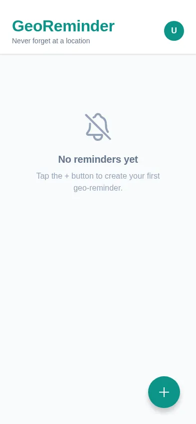 GeoReminder App