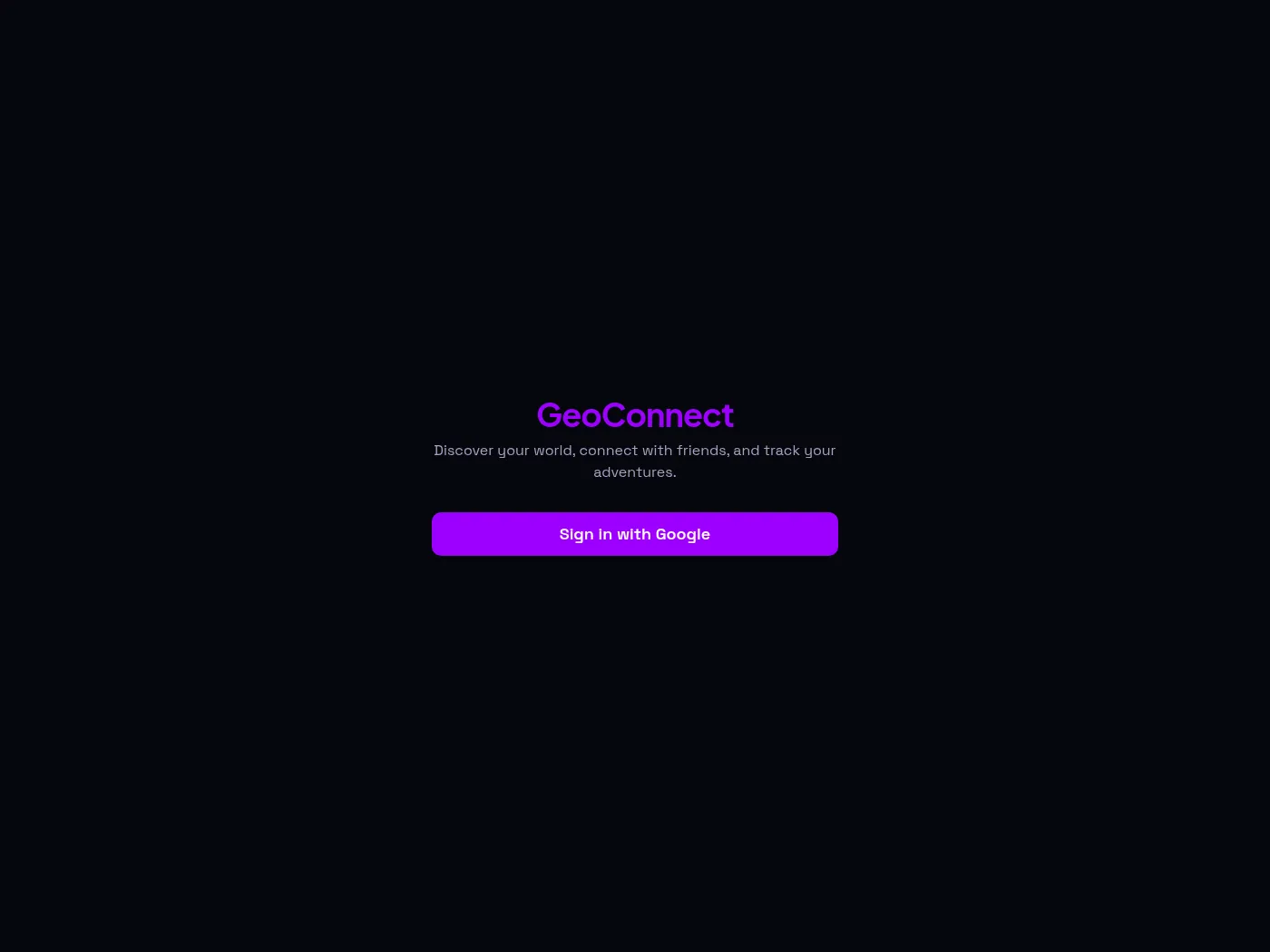 GeoConnect Social Map