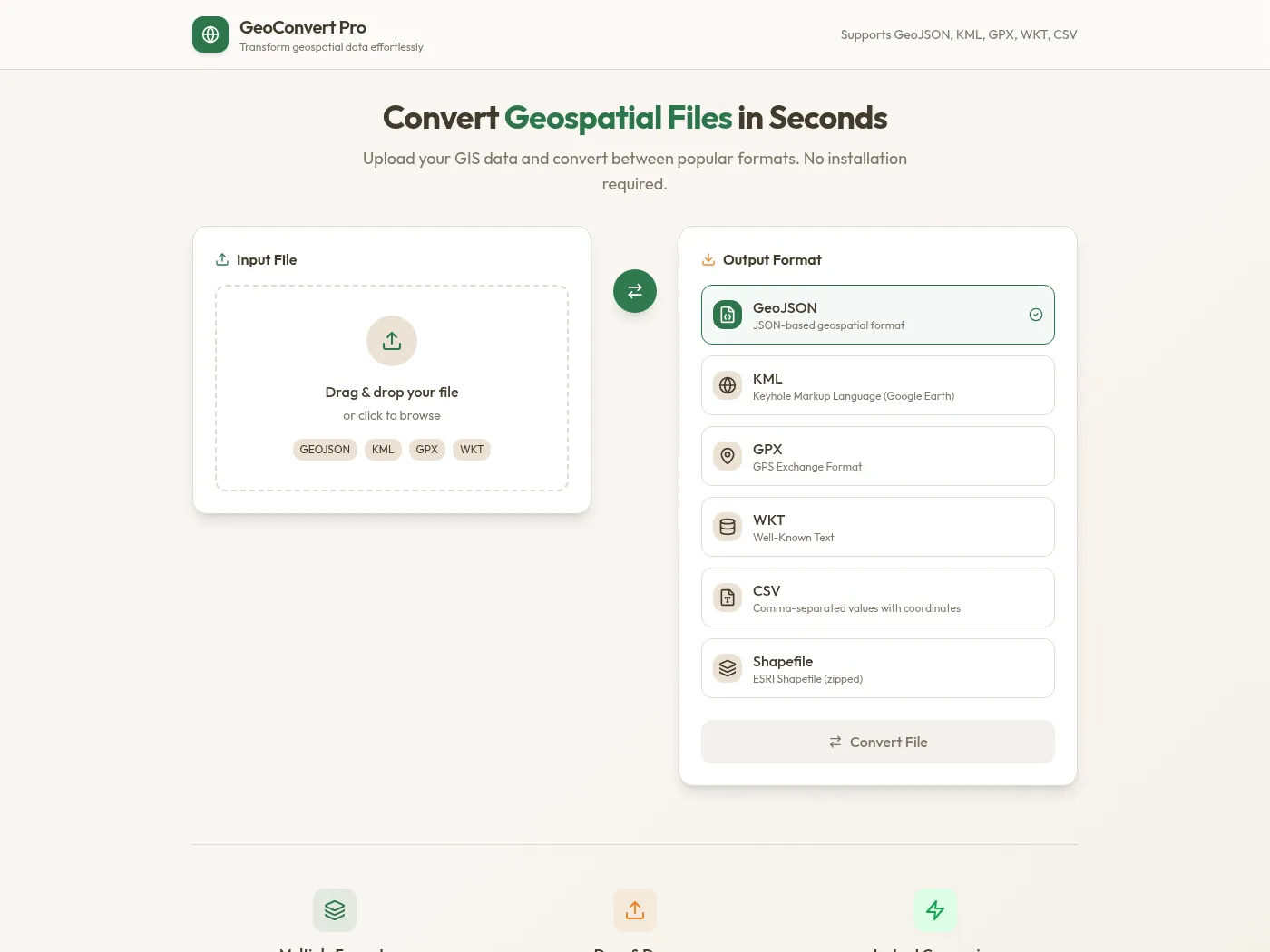 GeoConvert Pro