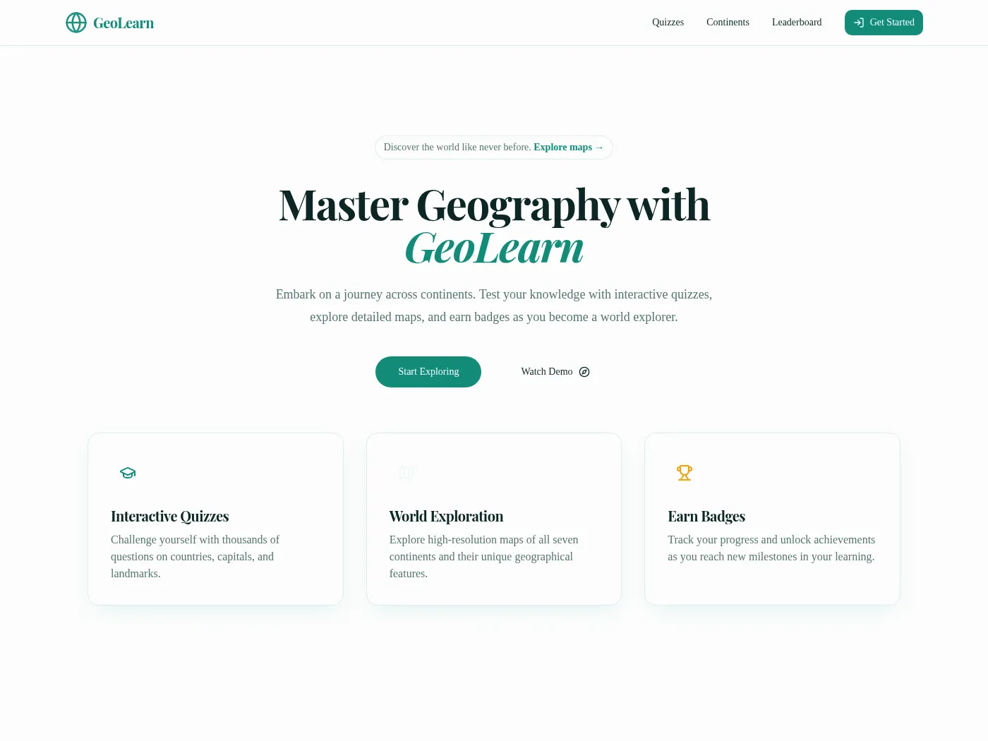 GeoLearn App