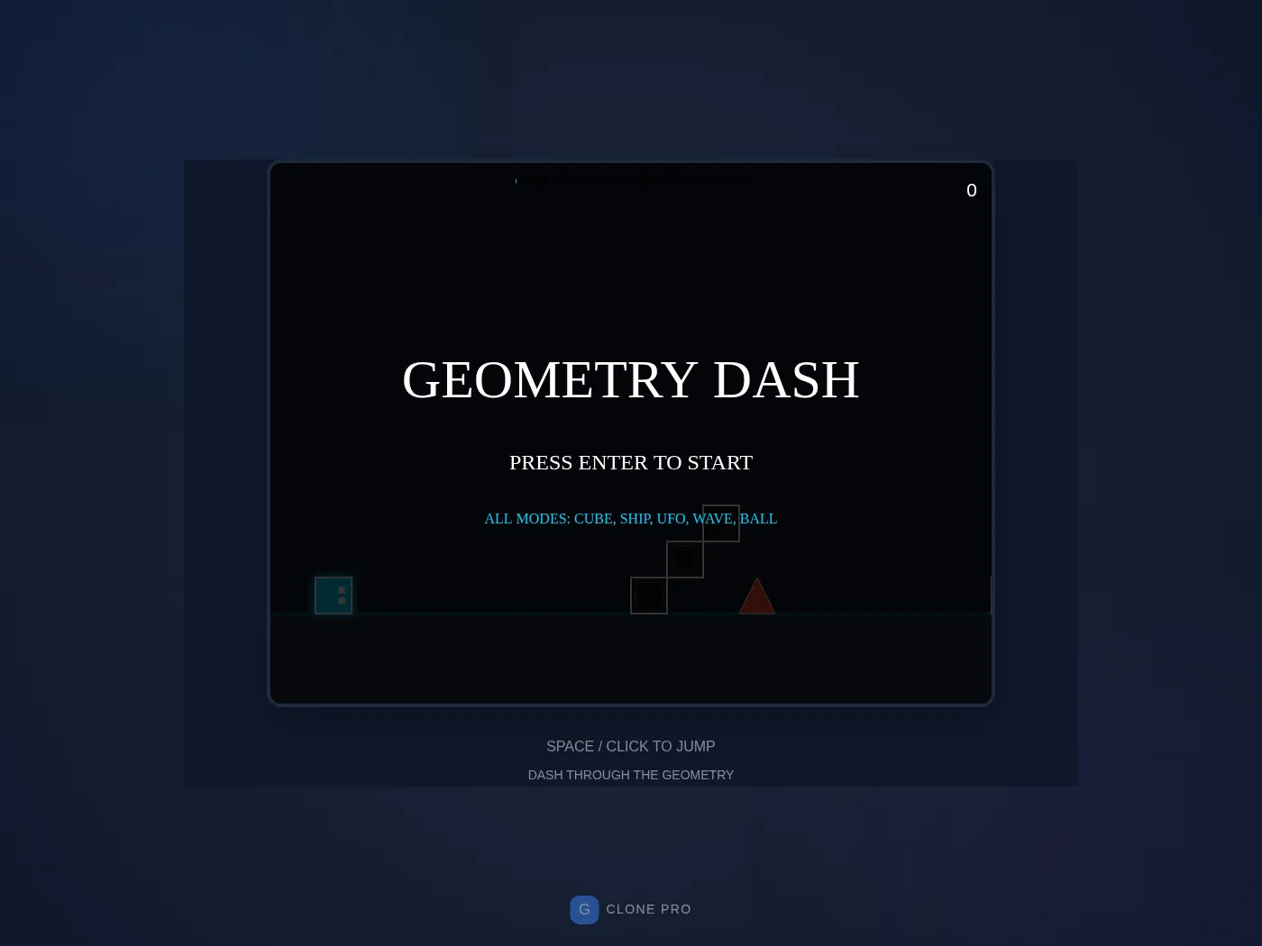 Geometry Dash Clone