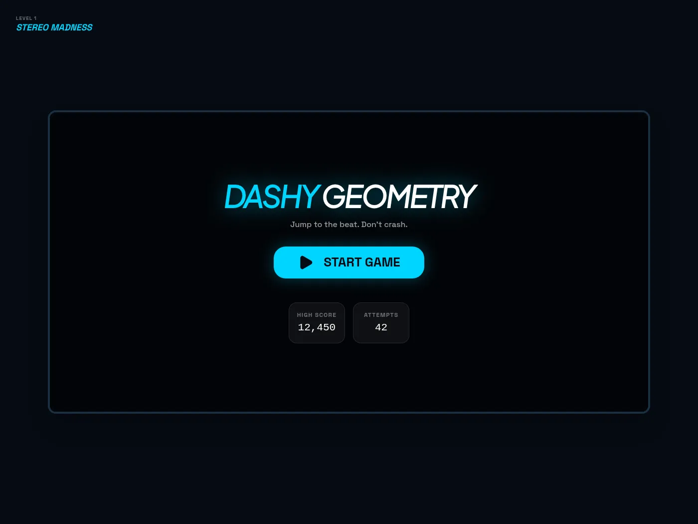Dashy Geometry Game