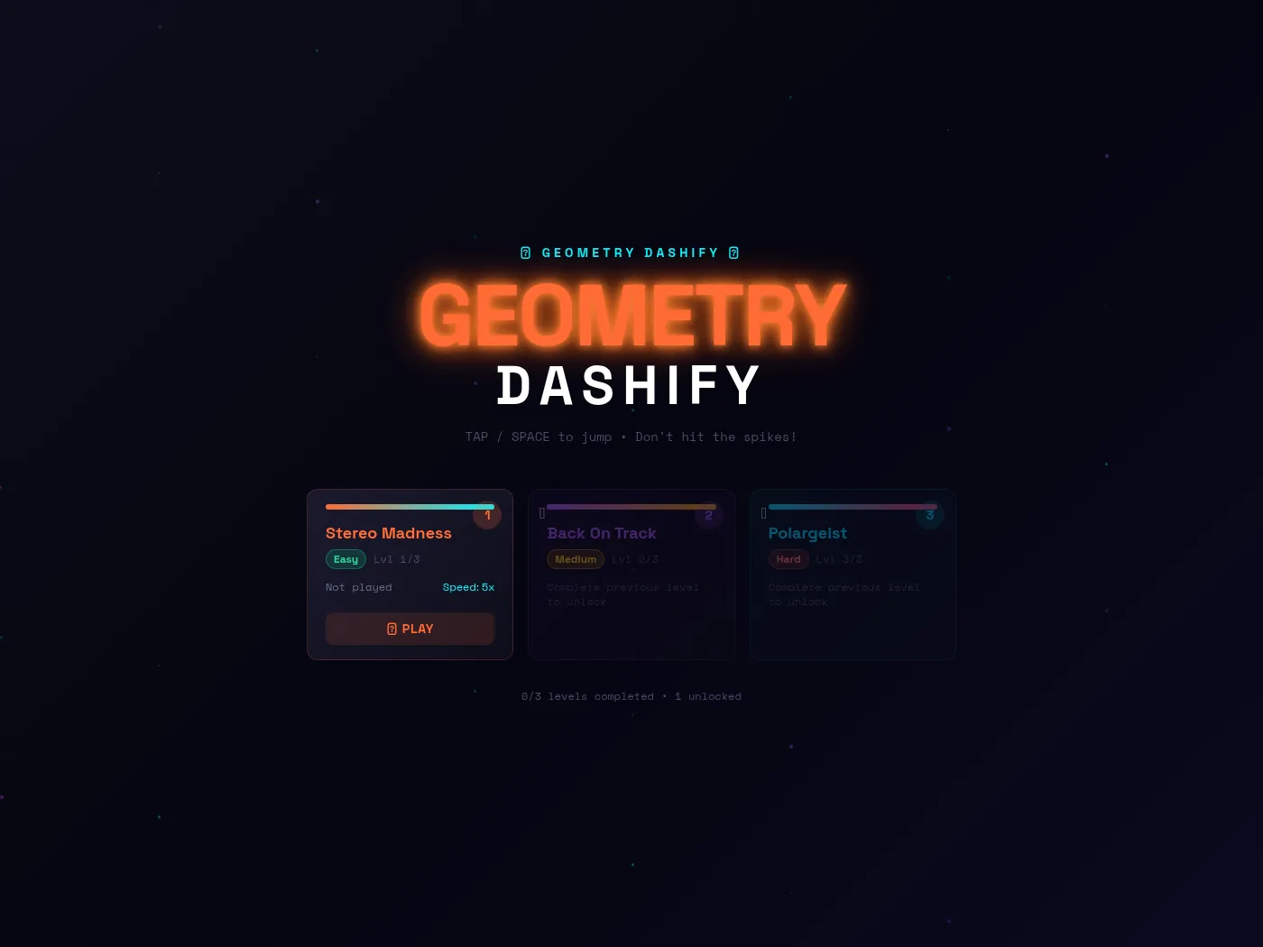 Geometry Dashify
