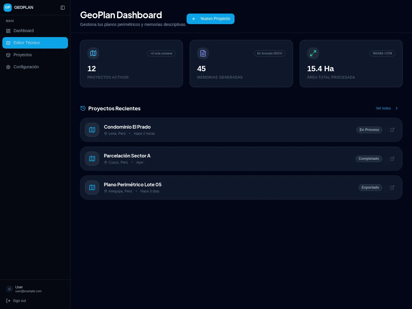 GeoPlan Modern Desktop