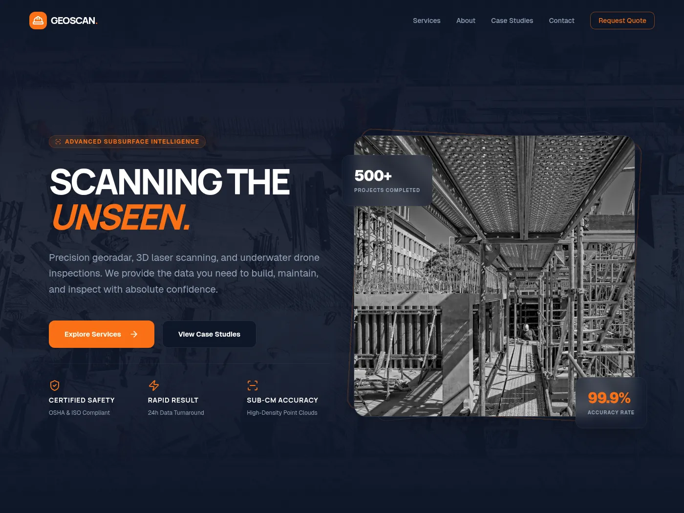 GeoScan Services Portal