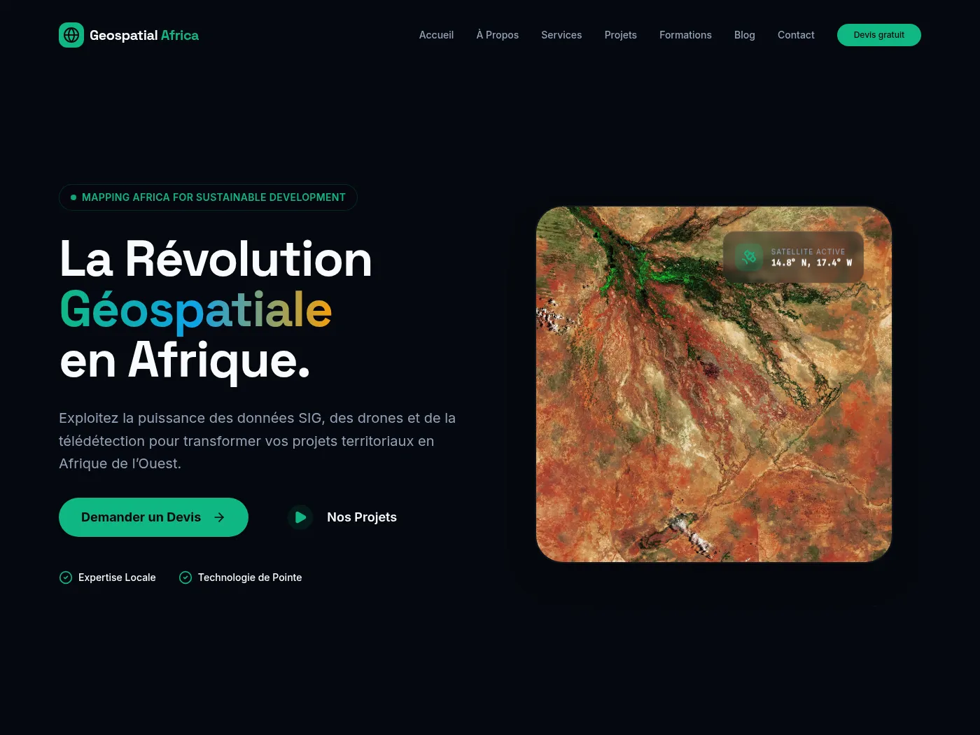 Geospatial Africa Website