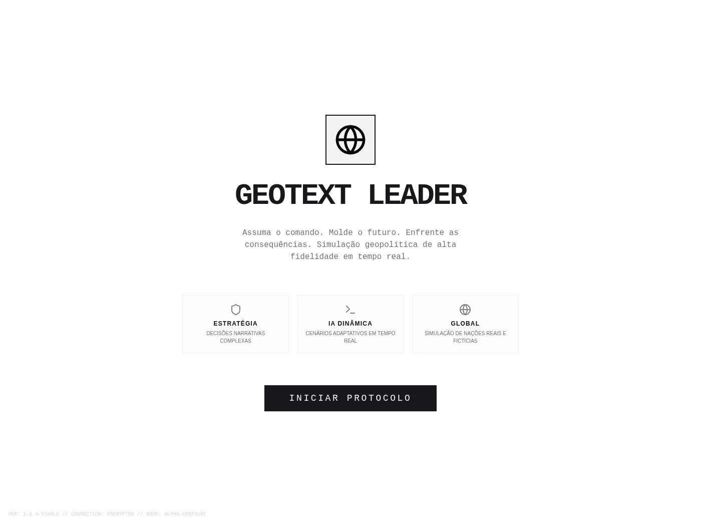 GeoText Leader Game