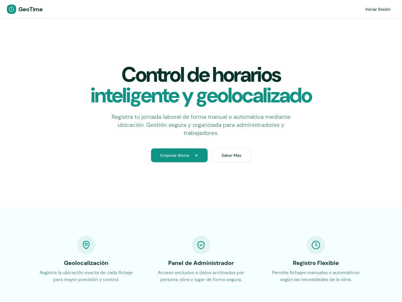 GeoTime Admin Tracker