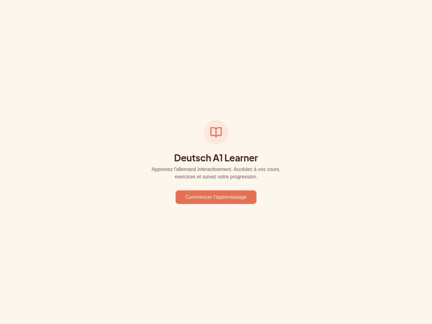 German A1 Learner