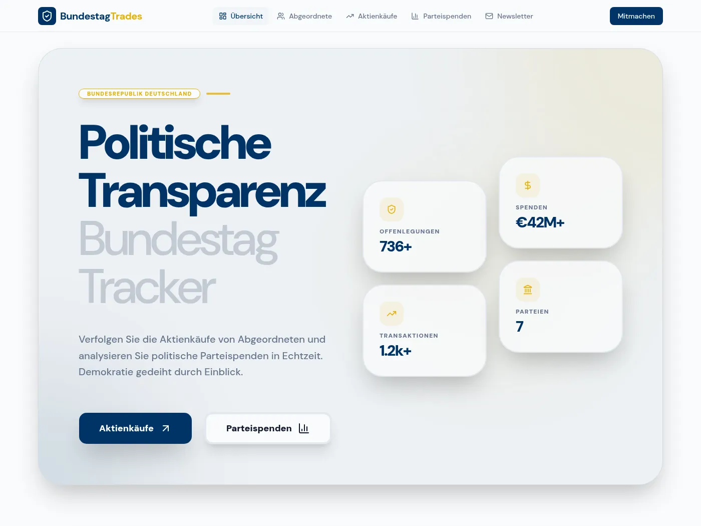 Bundestag Trades Tracker