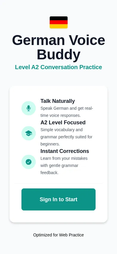 German Voice Buddy