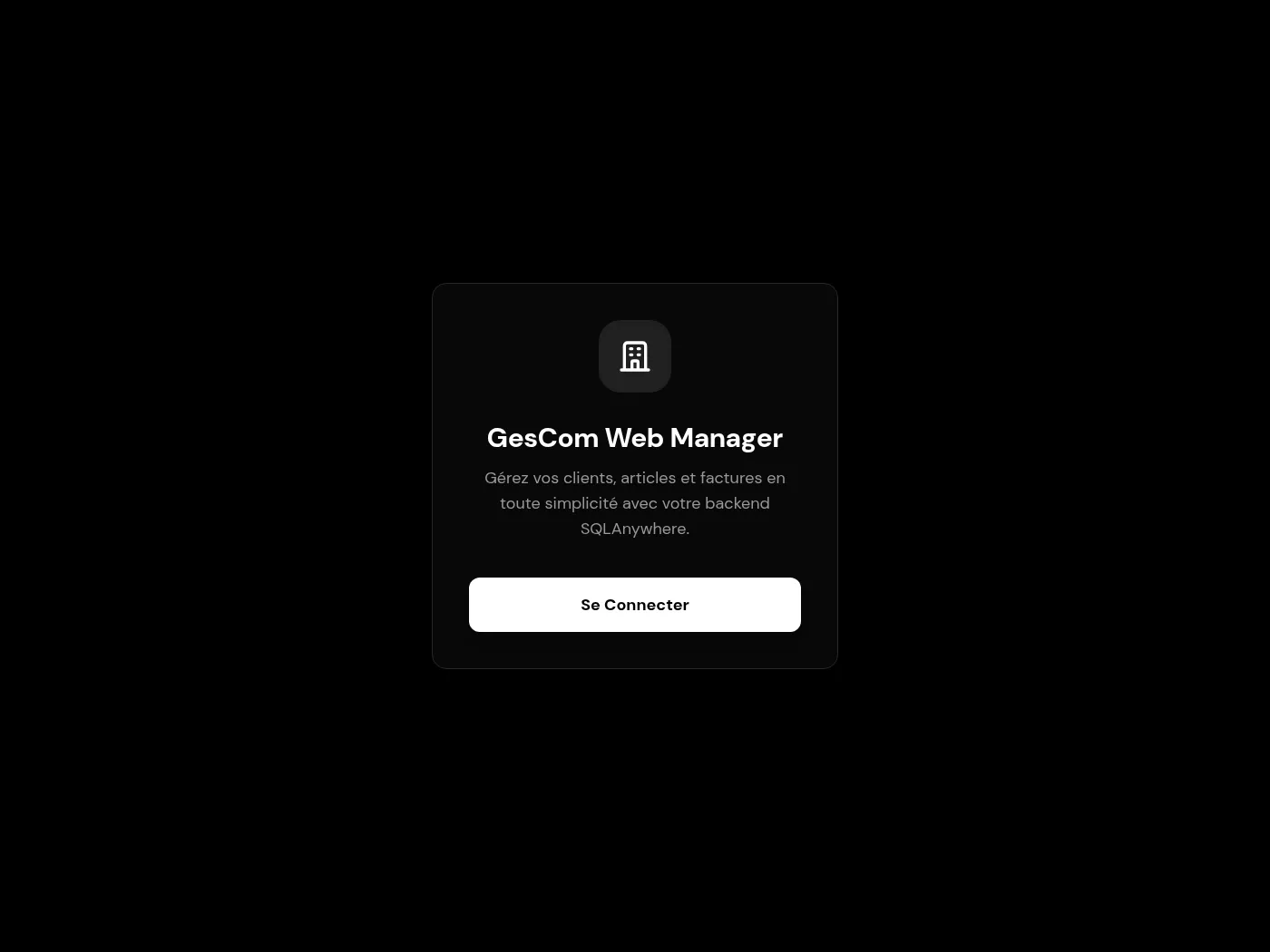 GesCom Web Manager