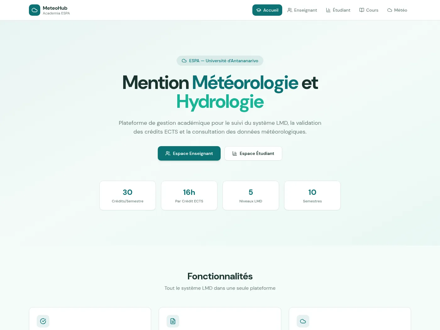Academia MeteoHub