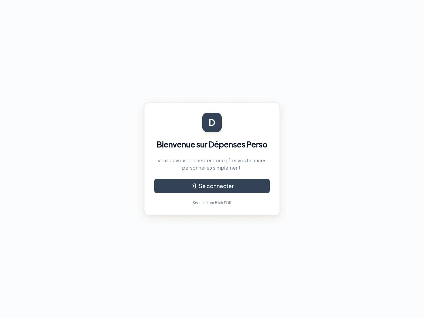 Dépenses Perso Manager