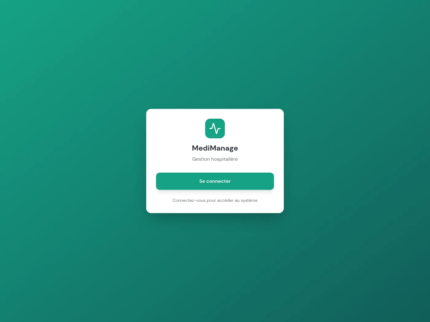 MediManage Hôpital