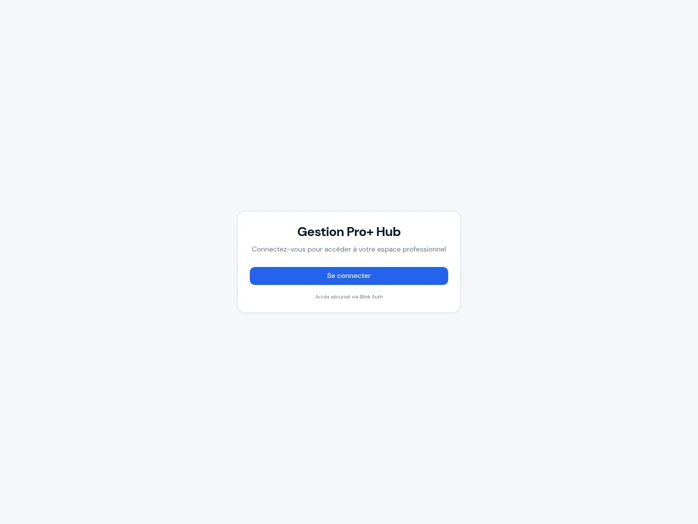 Gestion Pro+ Hub