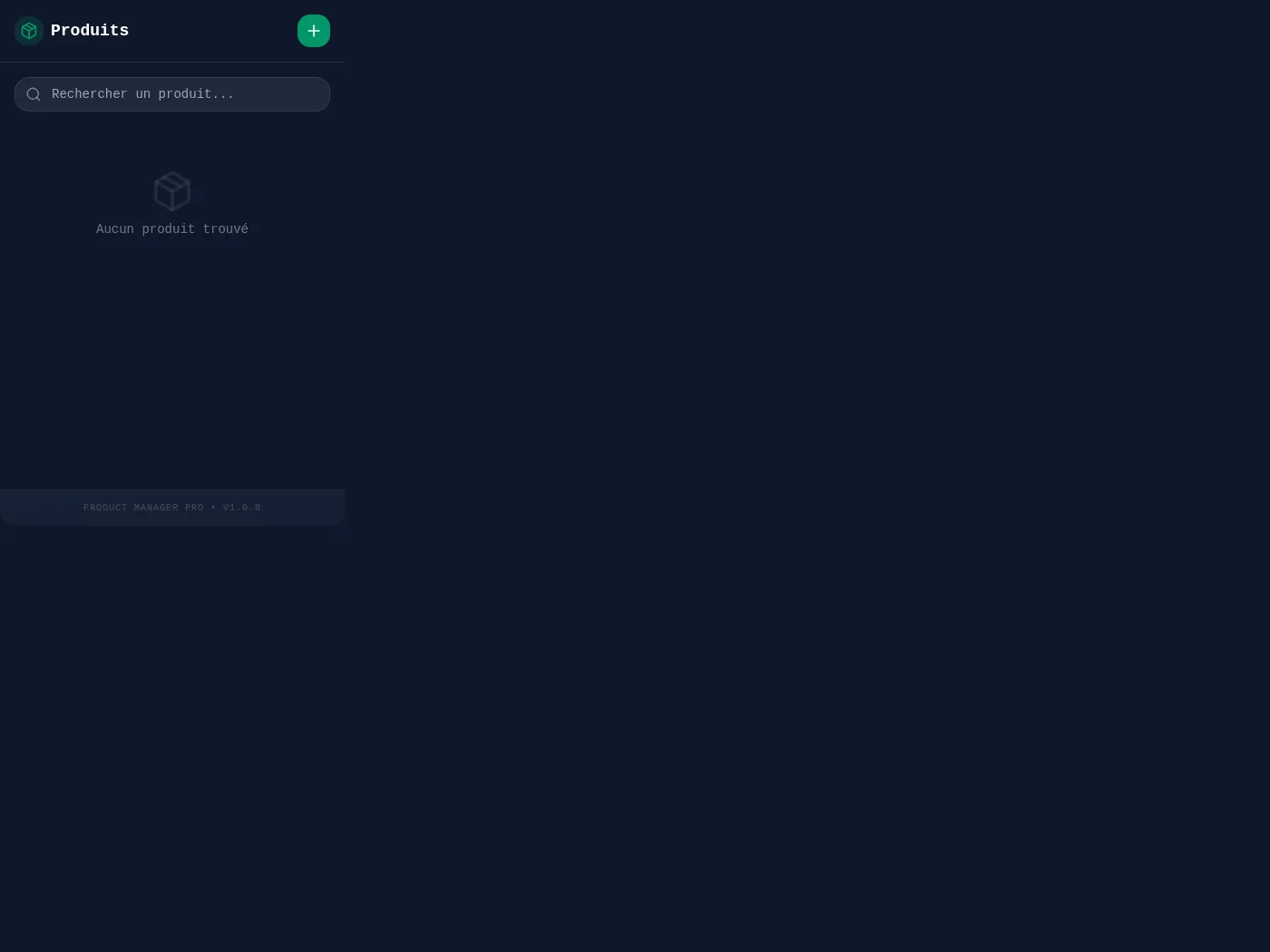 Gestion Produits Web