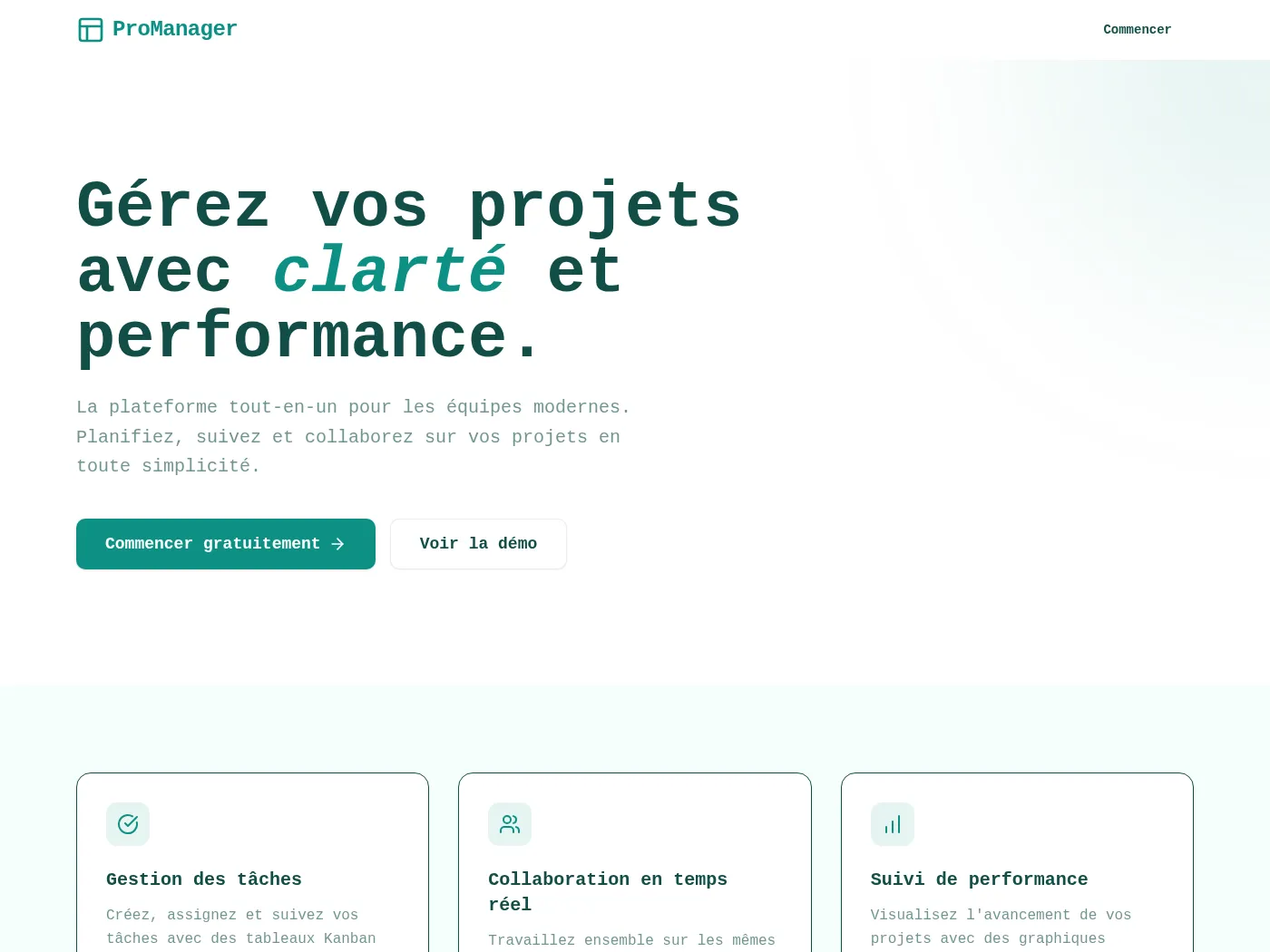 Gestionnaire de Projets