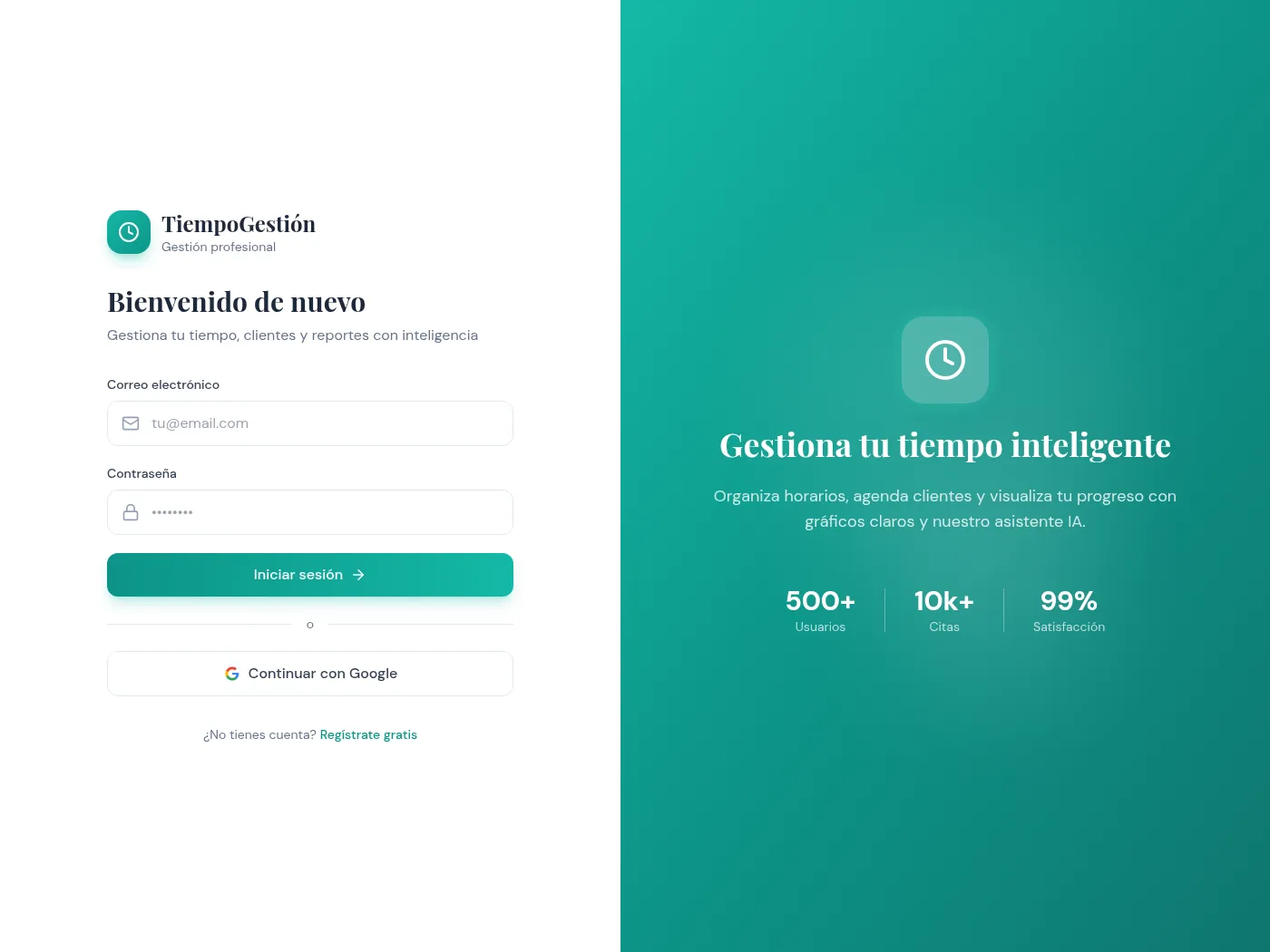TiempoGestión Web
