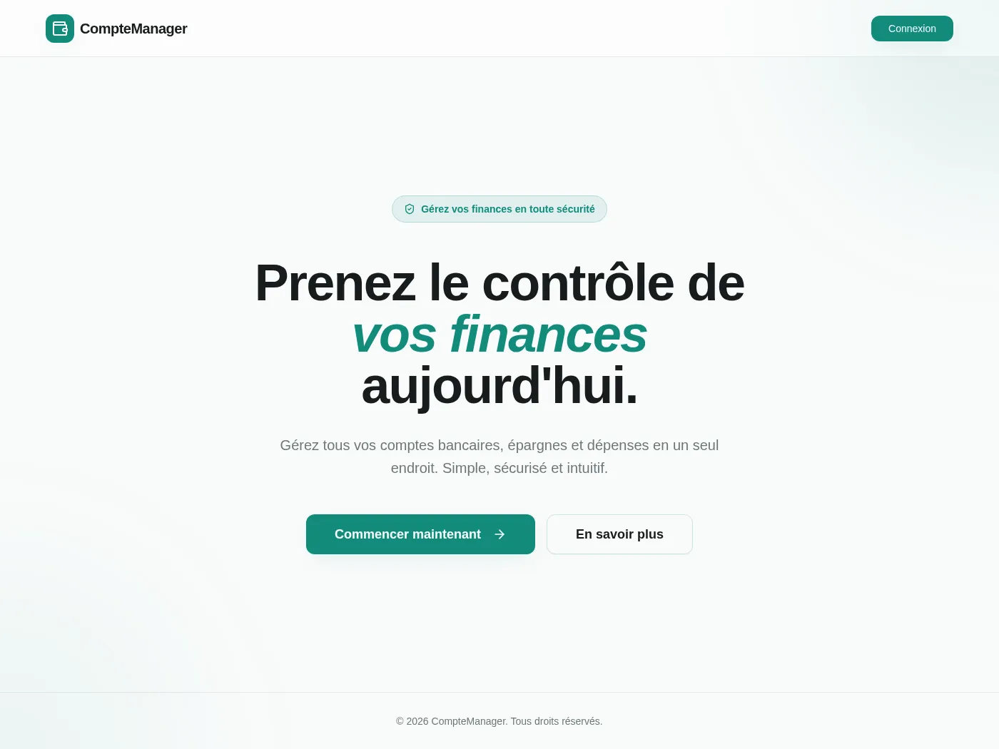 CompteManager