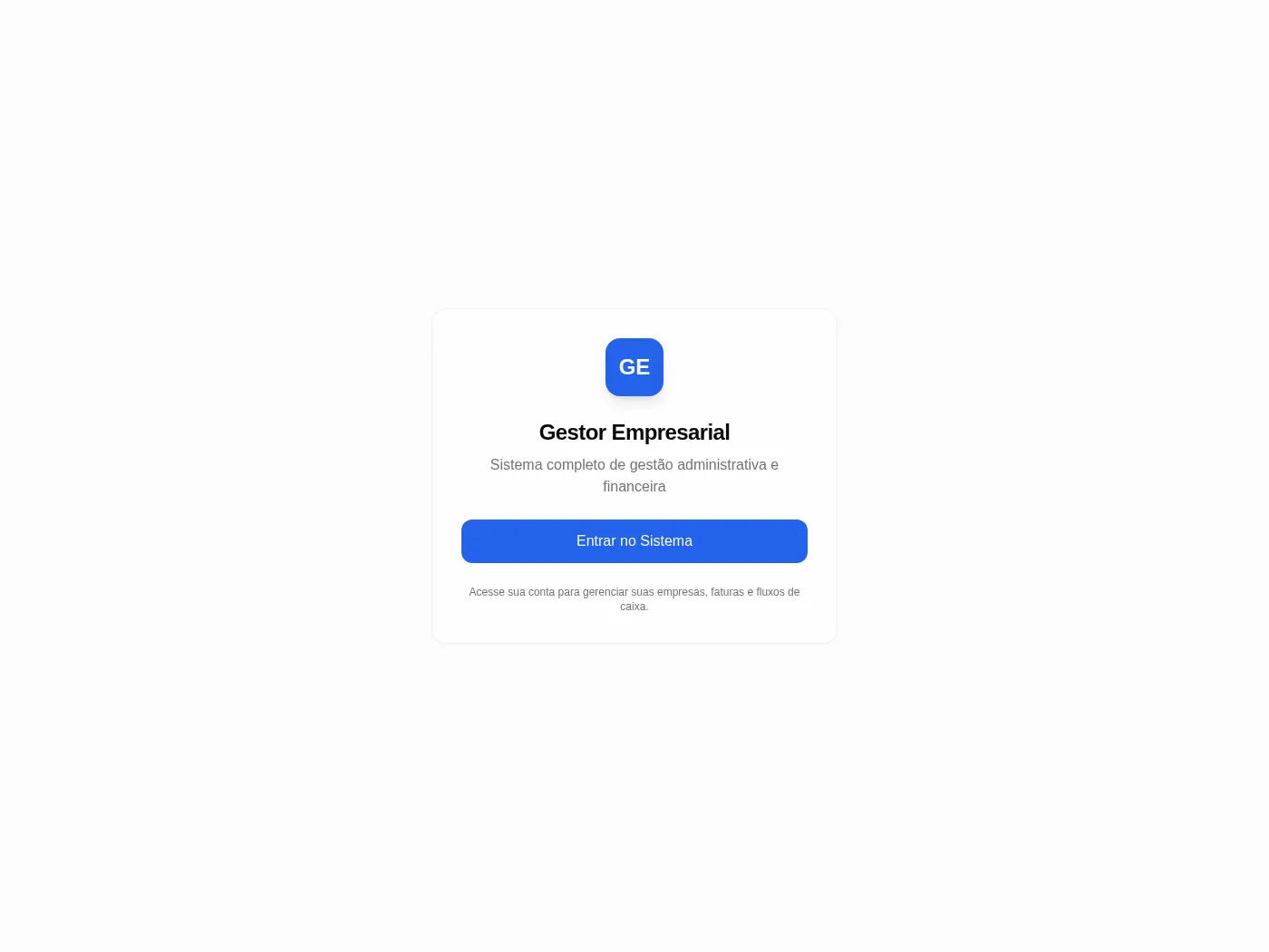 Gestor Empresarial Completo