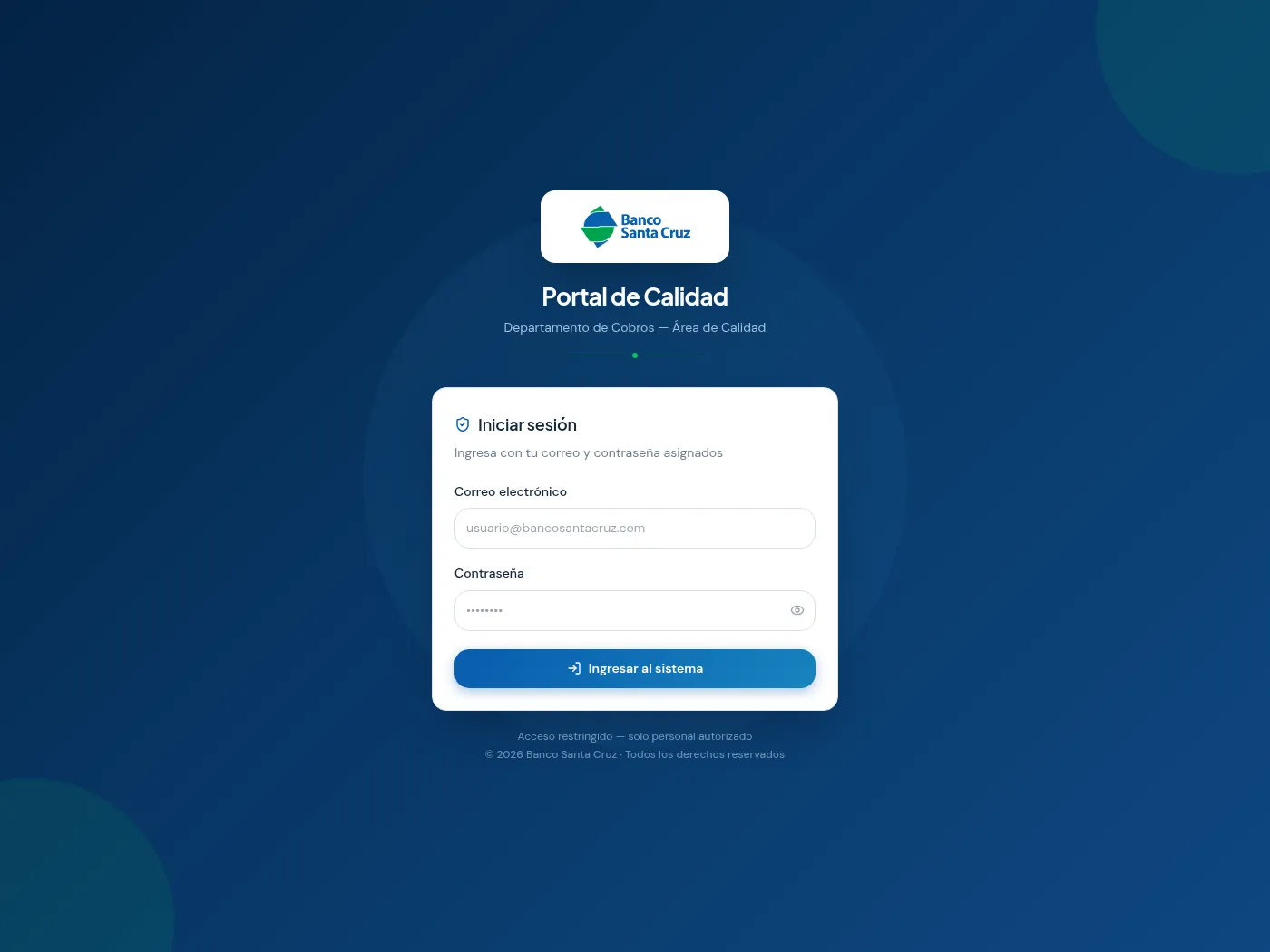 Gestores Dashboard Pro