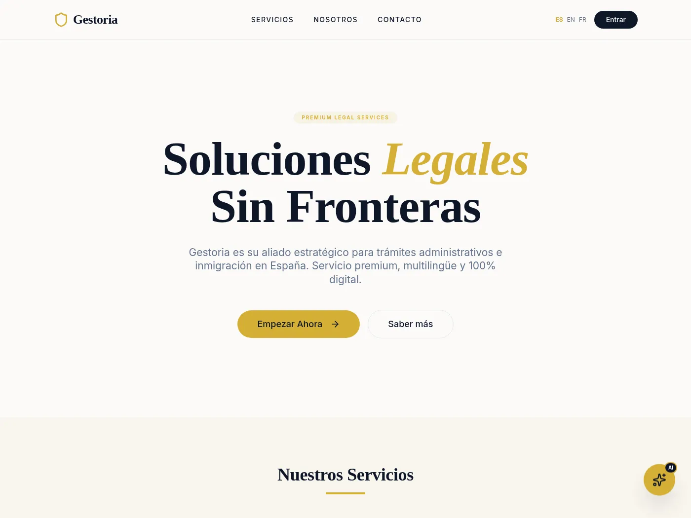 Gestoria Premium Platform