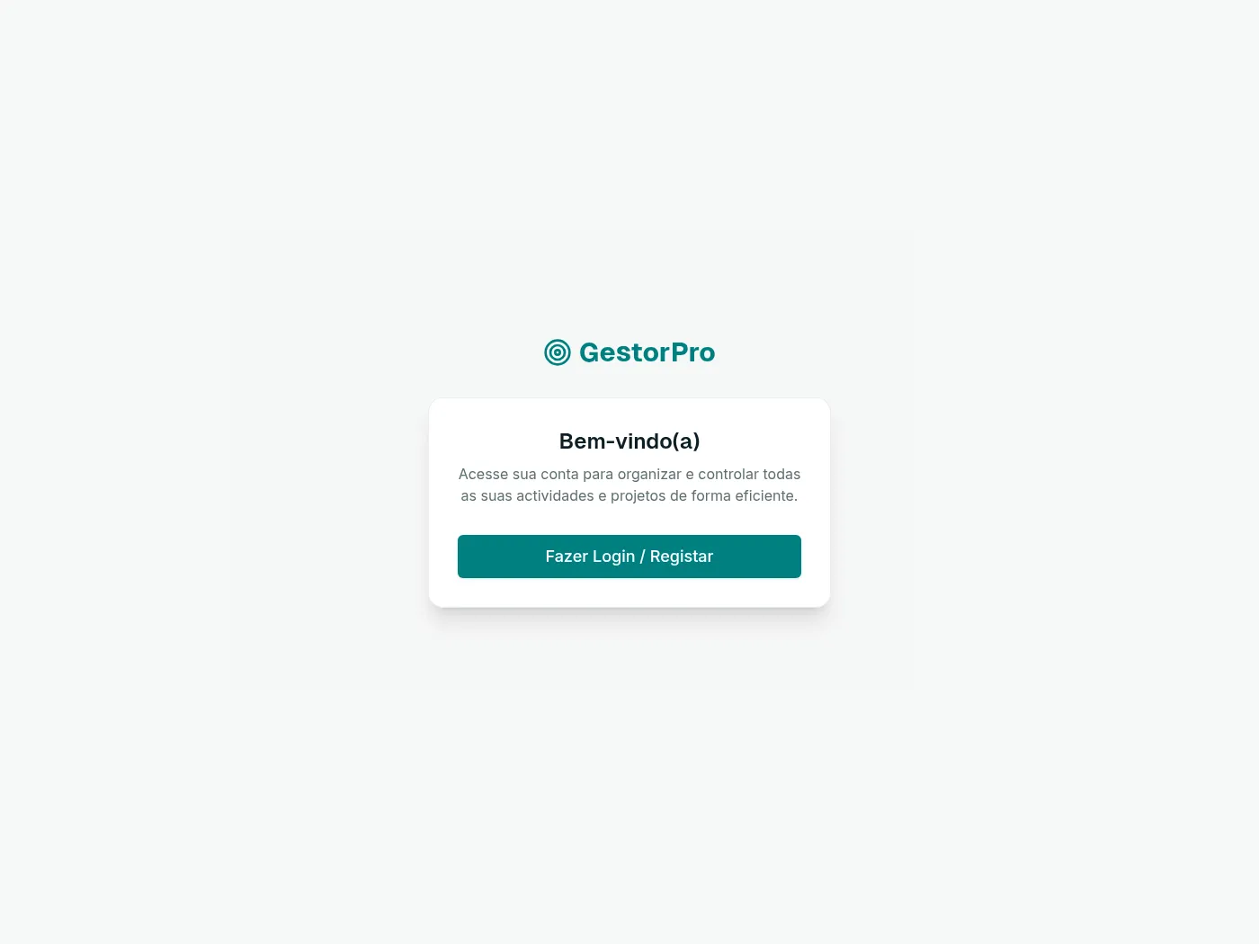GestorPro – Project Manager