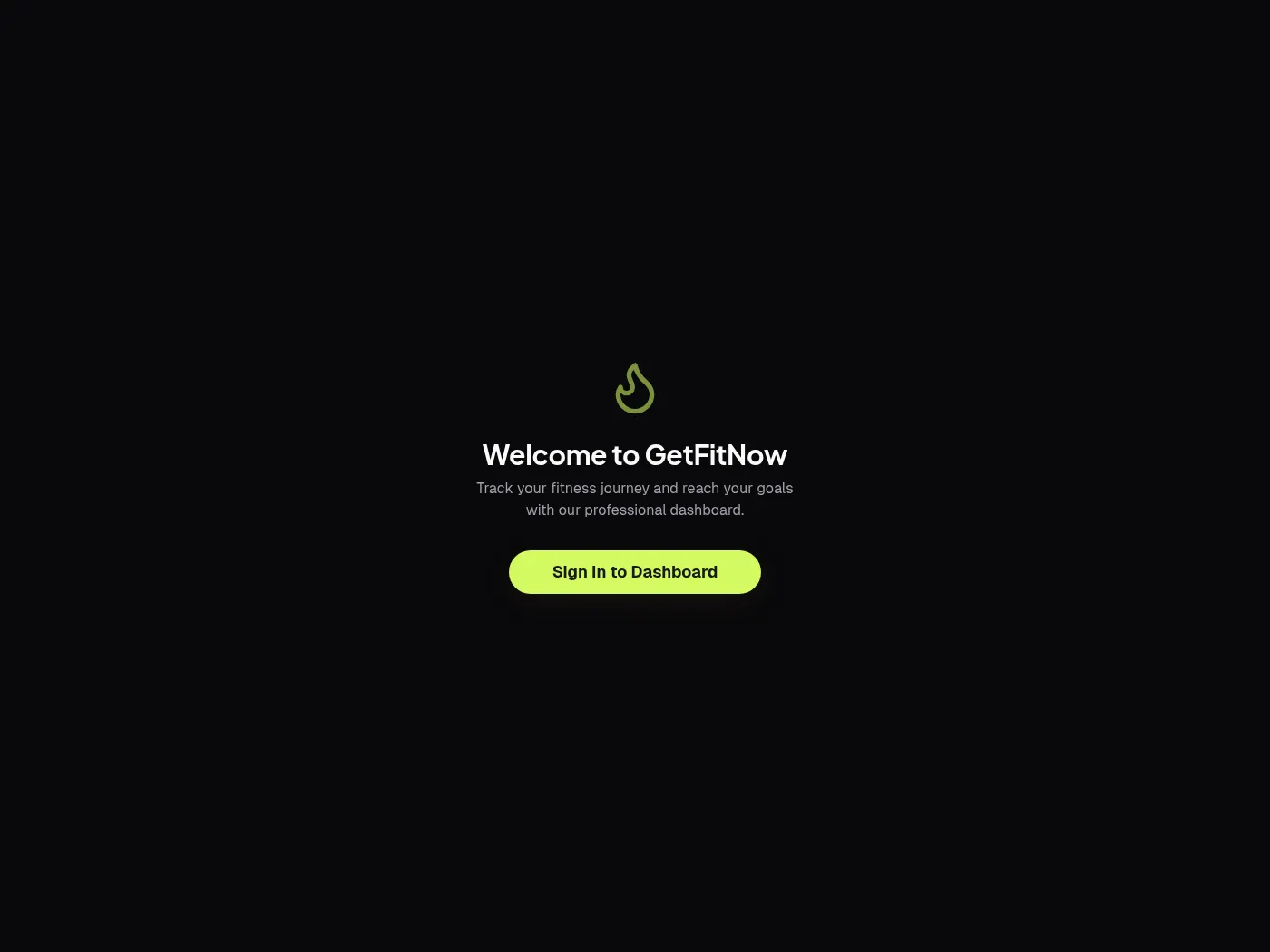 GetFitNow Dashboard Clone