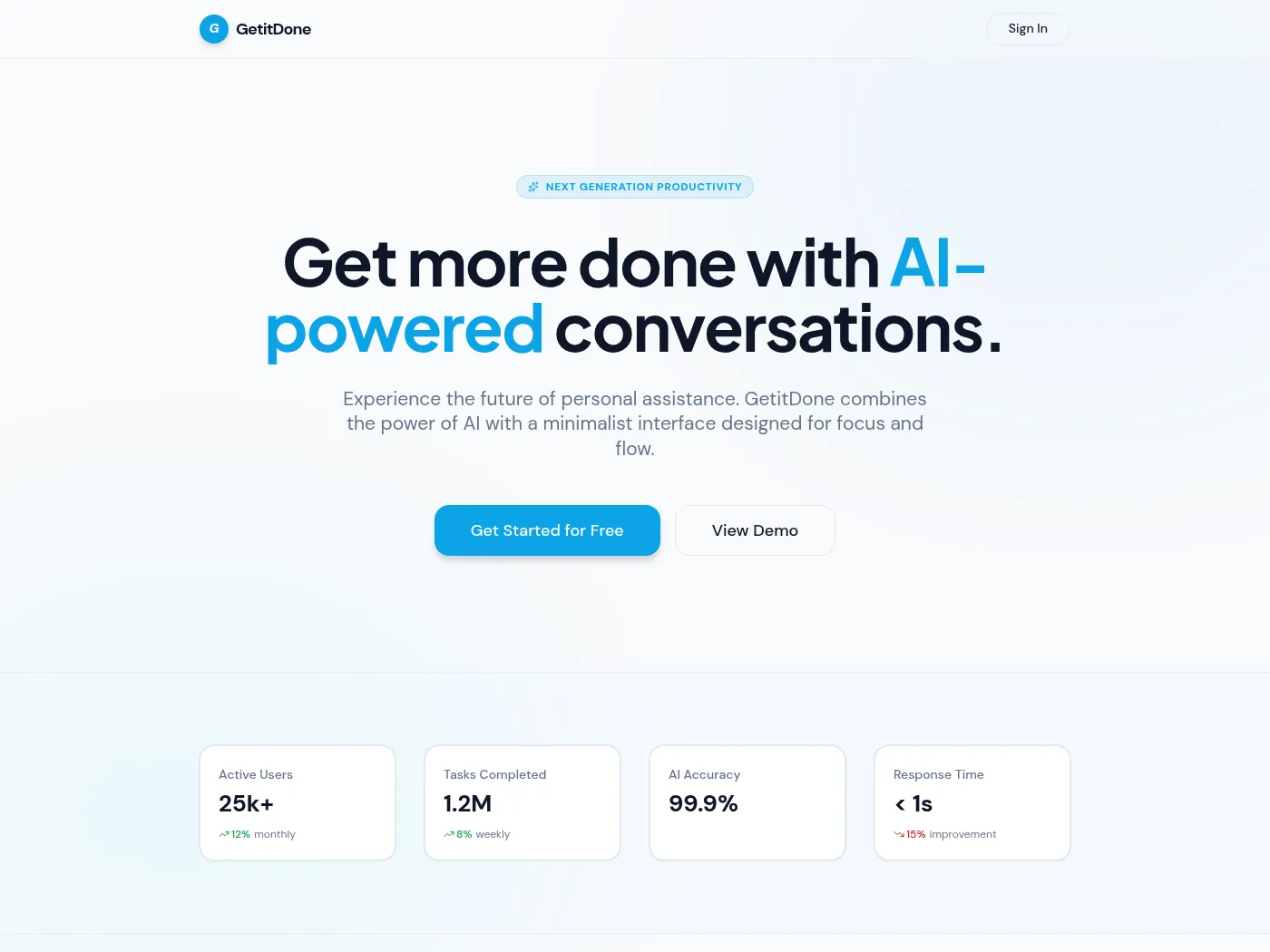 GetitDone AI Chat