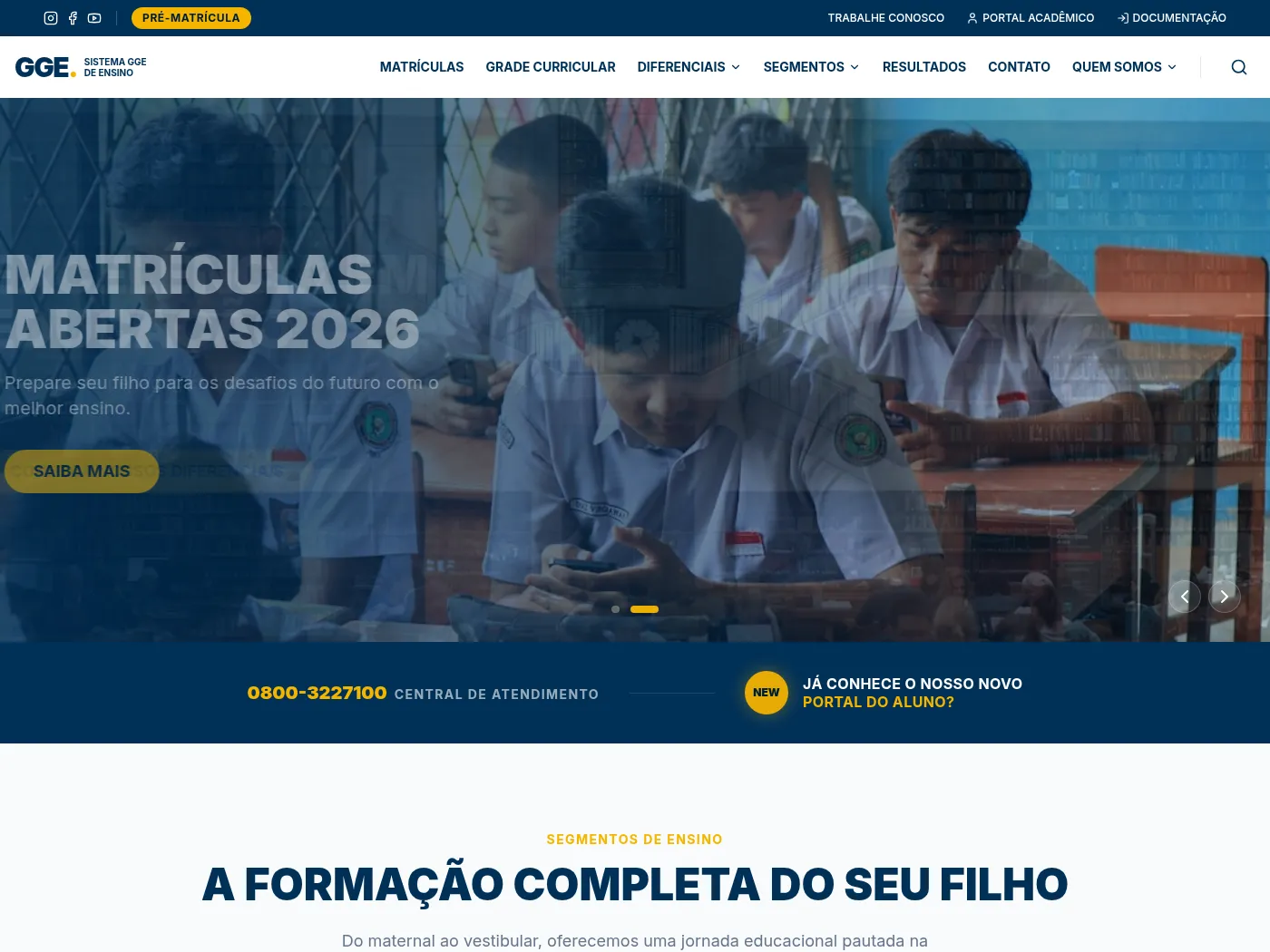 GGE School Web Clone