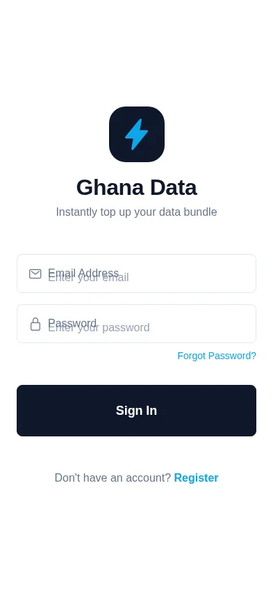 Ghana Data Bundle App