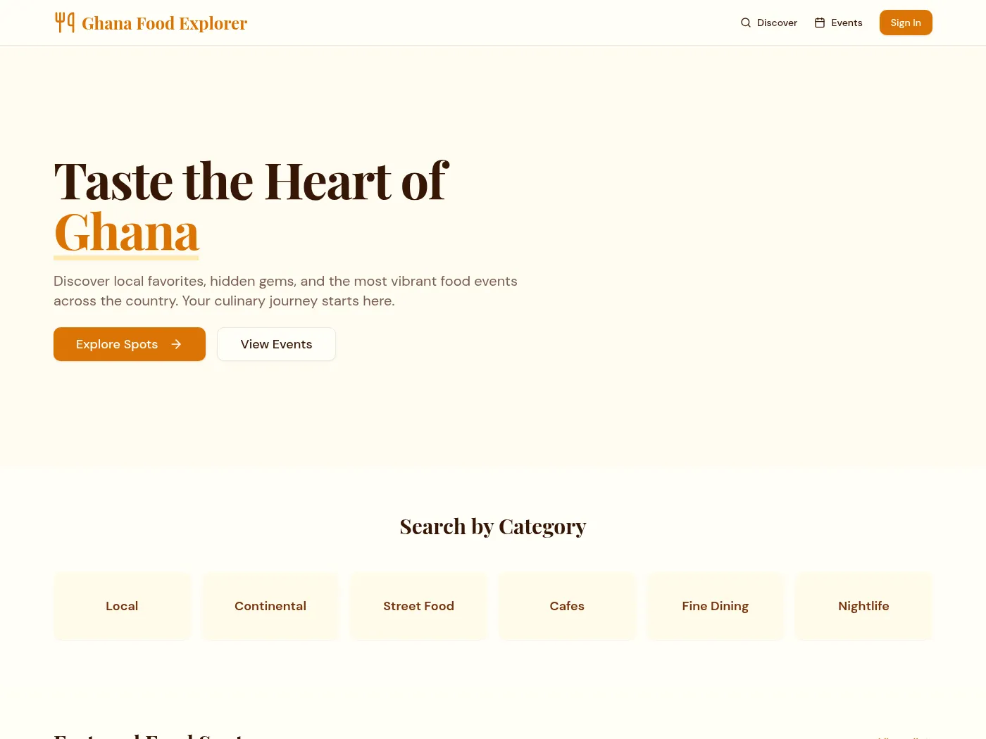Ghana Food Explorer