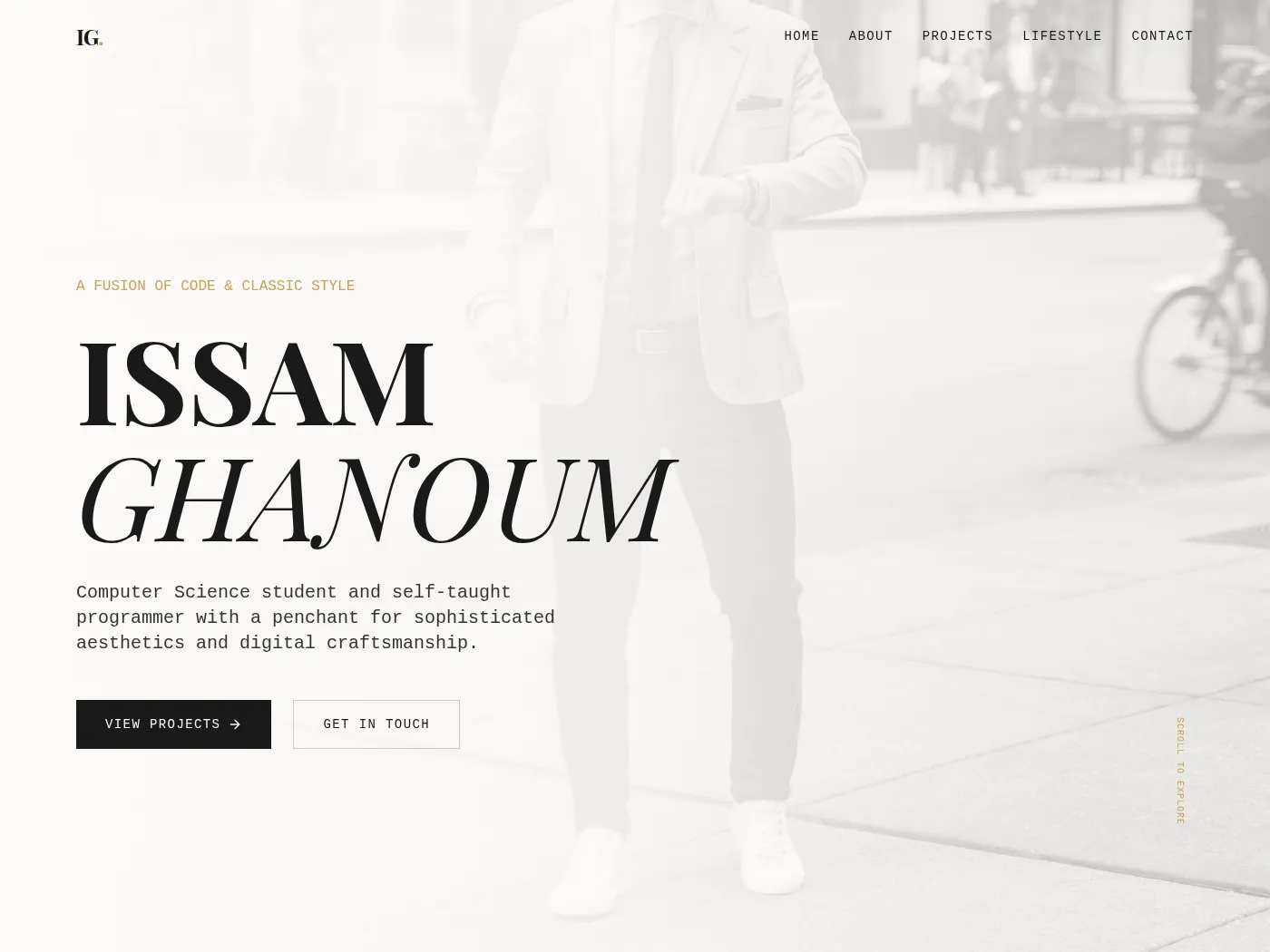 Issam Ghanoum Portfolio