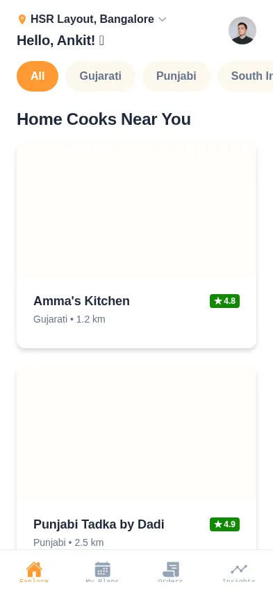 GHARSE Meal Network