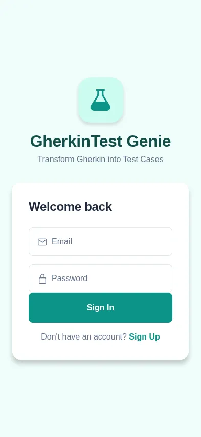 GherkinTest Genie