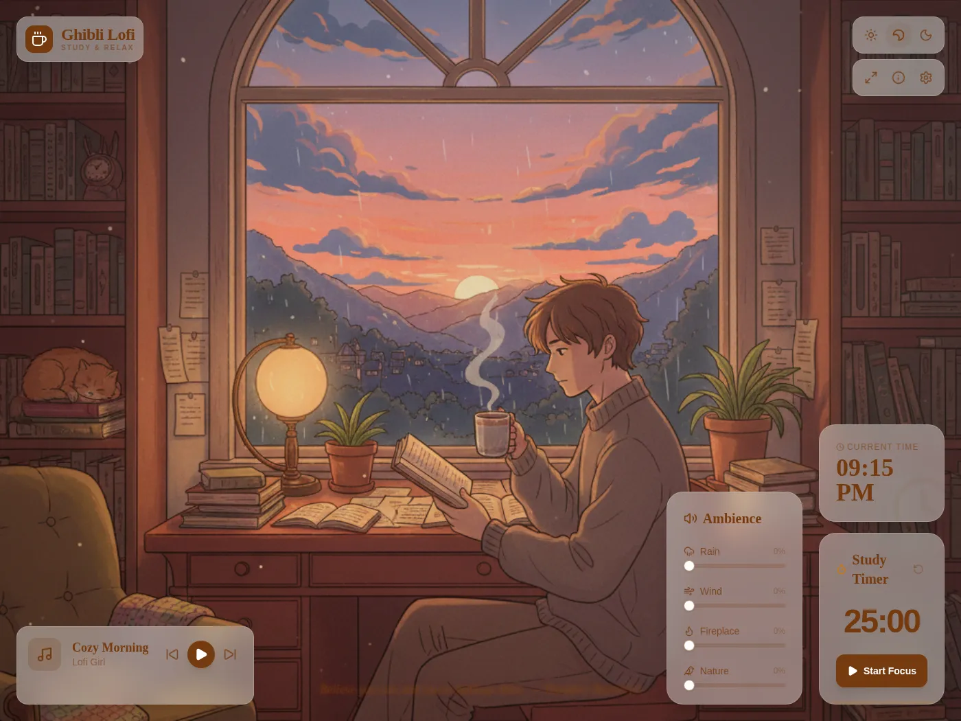 Ghibli Lofi Animation