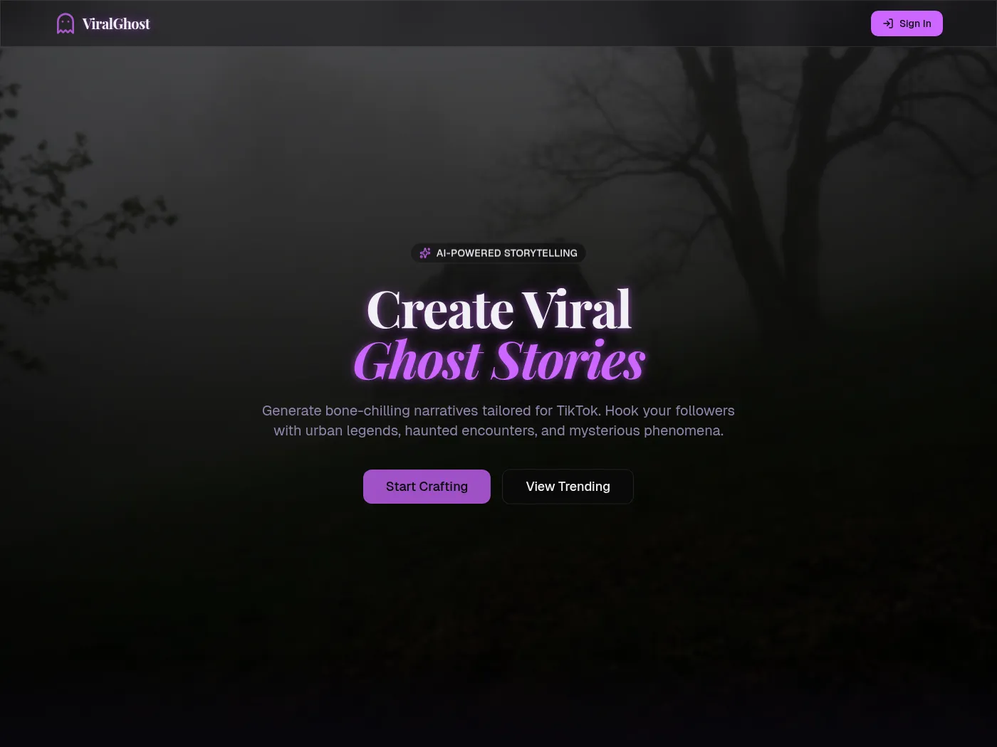 Viral Ghost Story Maker