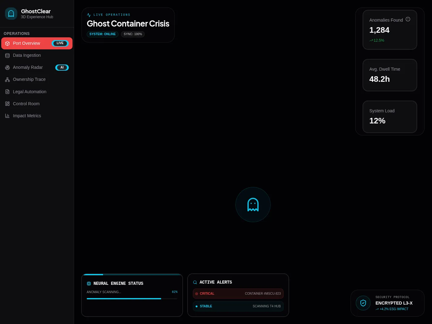GhostClear 3D Web Experience