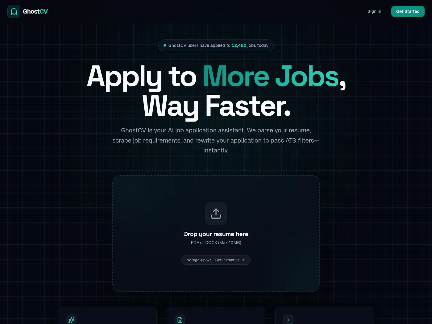 GhostCV AI Job Assistant