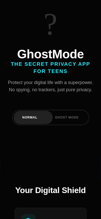 GhostMode Privacy App