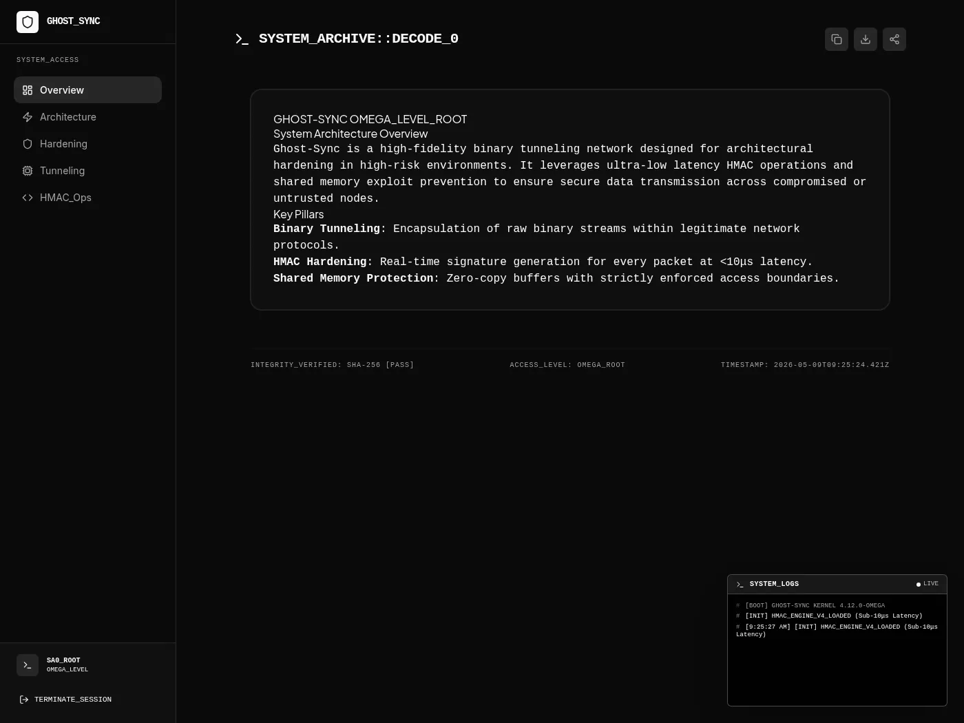 GhostSync Network Doc