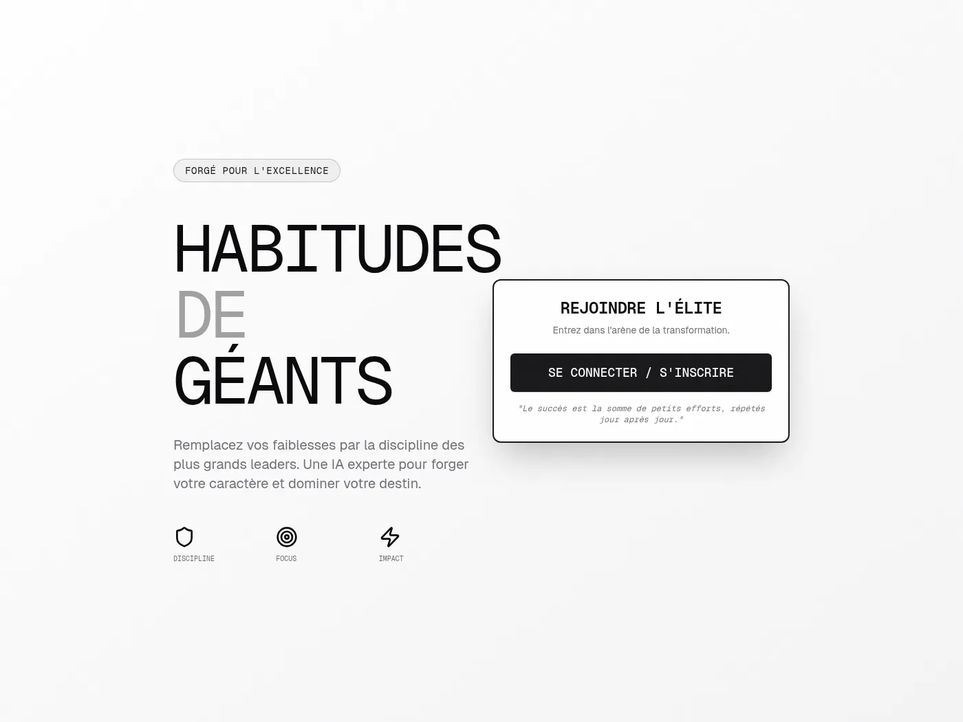 Habits of Giants