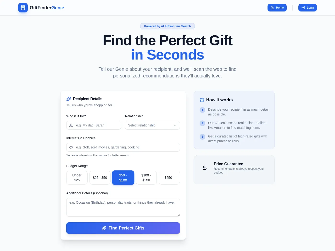 Gift Finder Genie