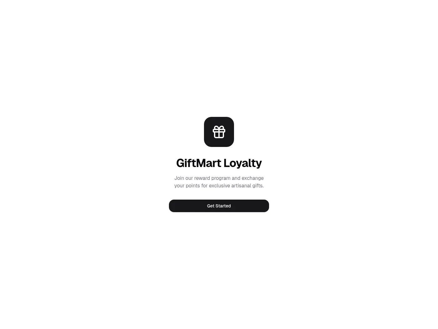 GiftMart Loyalty Page