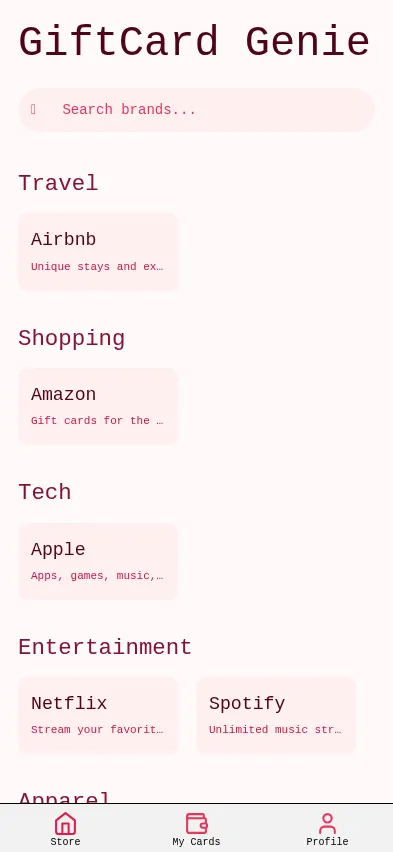 GiftCard Genie