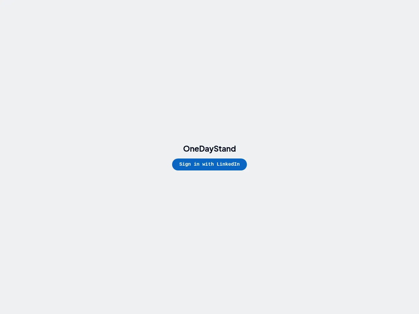 OneDayStand Marketplace