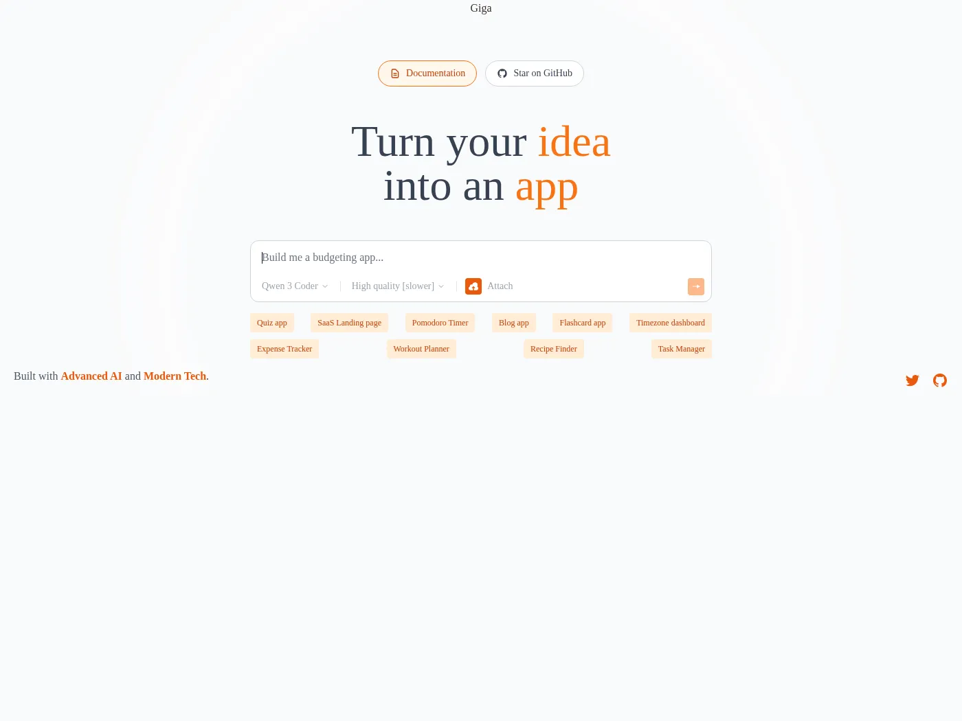 Giga AI App Generator